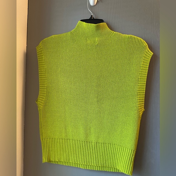 Anthropologie | Sweaters | Small Maeve By Anthropologie Chartreuse Knit ...